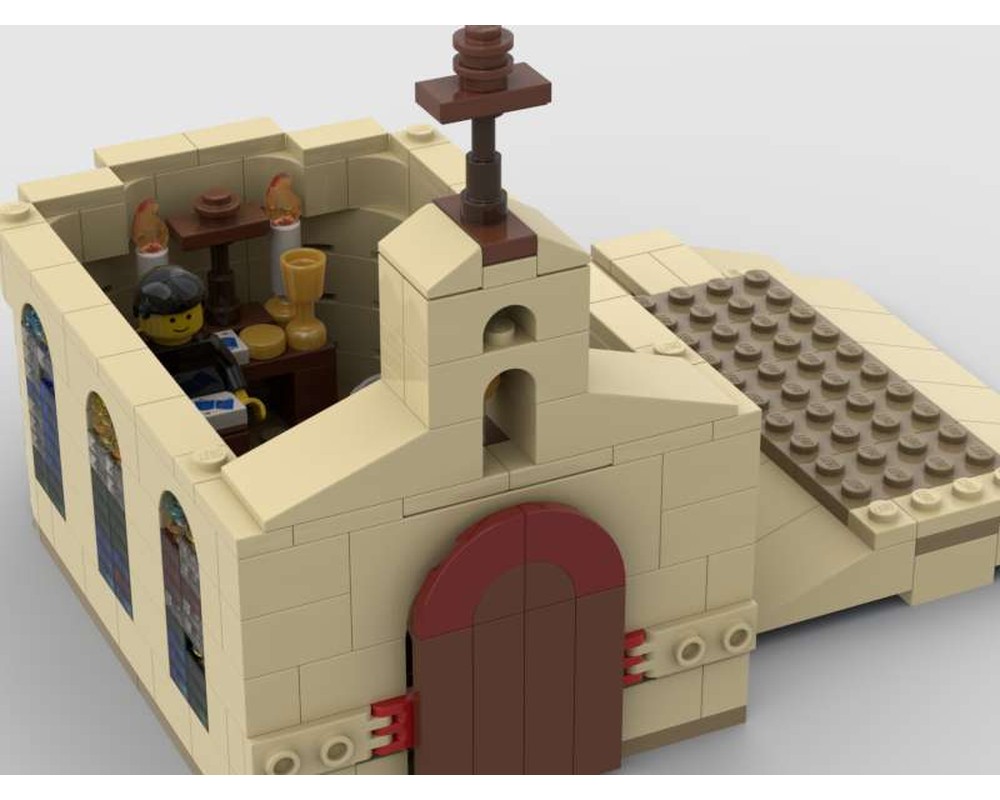 LEGO MOC Chapel by Christoph Eckhardt | Rebrickable - Build with LEGO