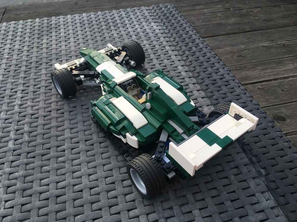 LEGO MOC 10242 alternate model F1 car based on the idea of Nathanael ...