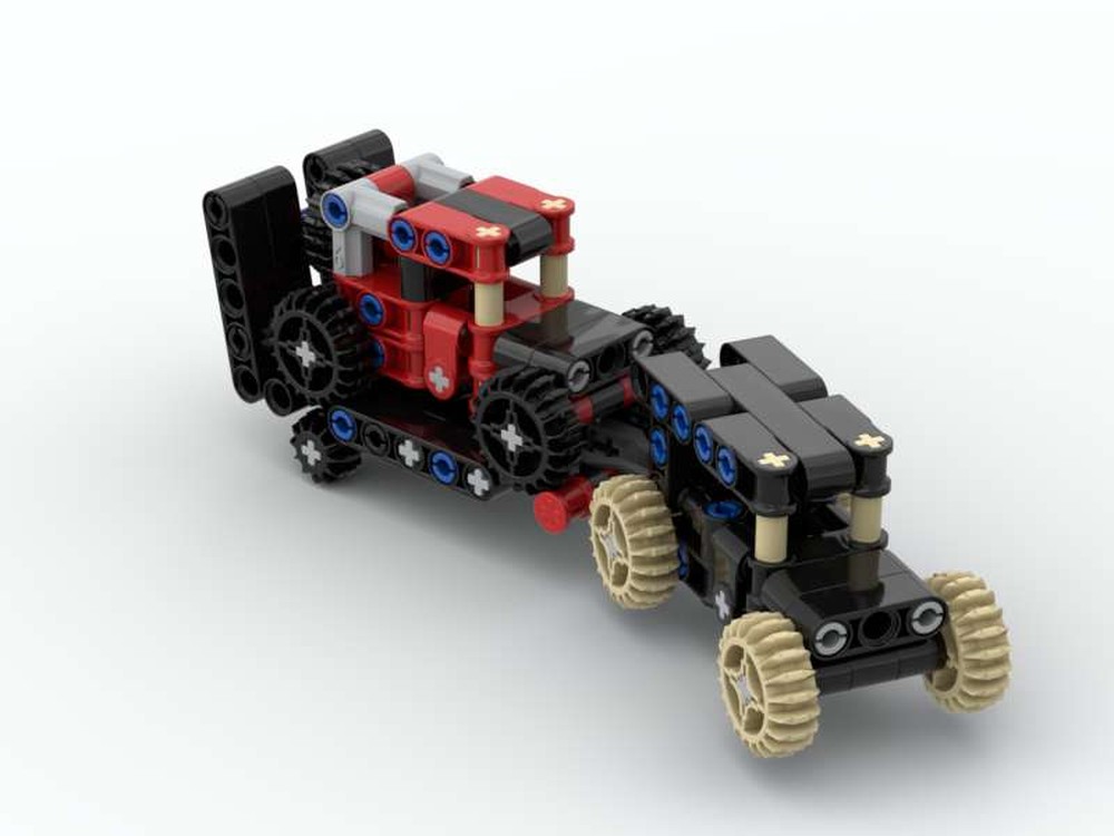 Lego Moc Car With Car Transporter By Philtech Rebrickable Build