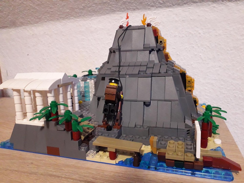 LEGO MOC Volcano by Christoph Eckhardt | Rebrickable - Build with LEGO