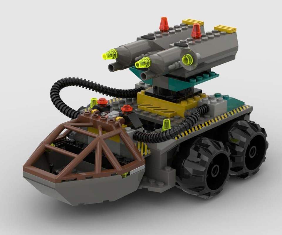 Lego Moc Upgraded Heavy Lasercutter By Nimril Rebrickable Build