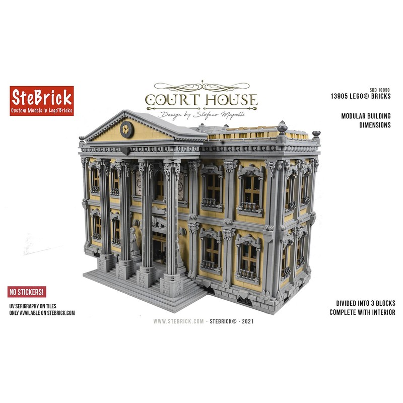 LEGO MOC Court House by STEBRICK | Rebrickable - Build with LEGO