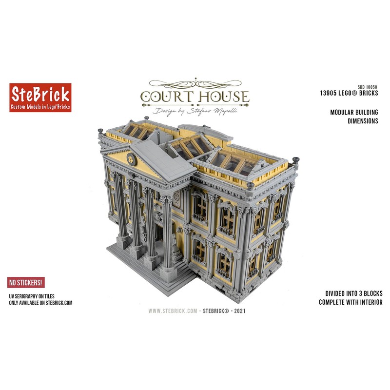 LEGO MOC Court House by STEBRICK | Rebrickable - Build with LEGO