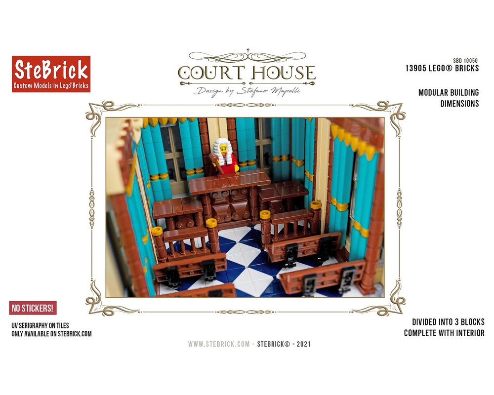 LEGO MOC Court House by STEBRICK | Rebrickable - Build with LEGO