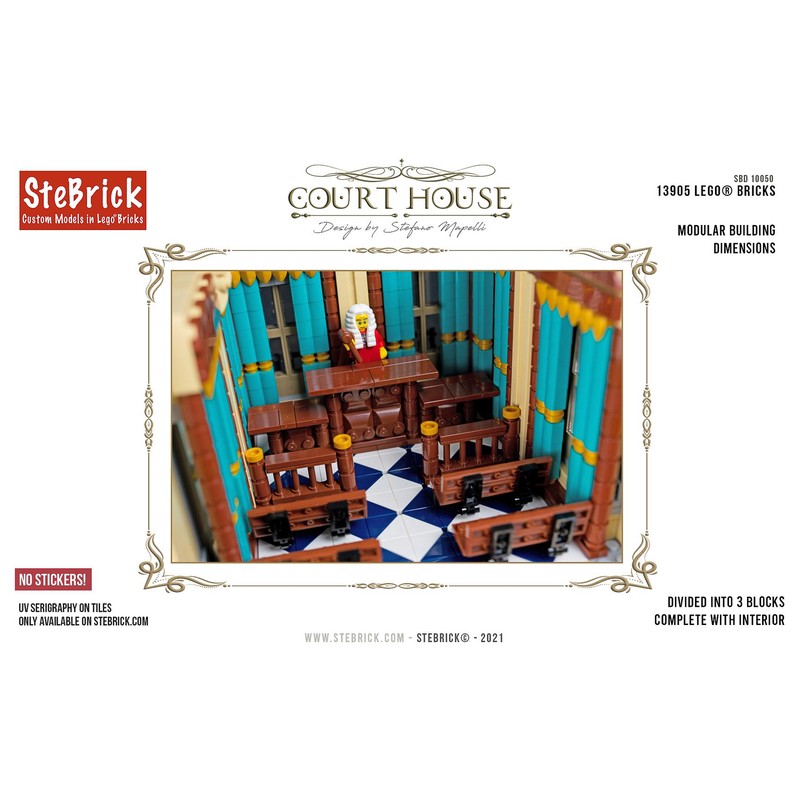 LEGO MOC Court House by STEBRICK | Rebrickable - Build with LEGO