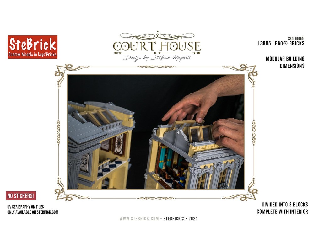 LEGO MOC Court House by STEBRICK | Rebrickable - Build with LEGO