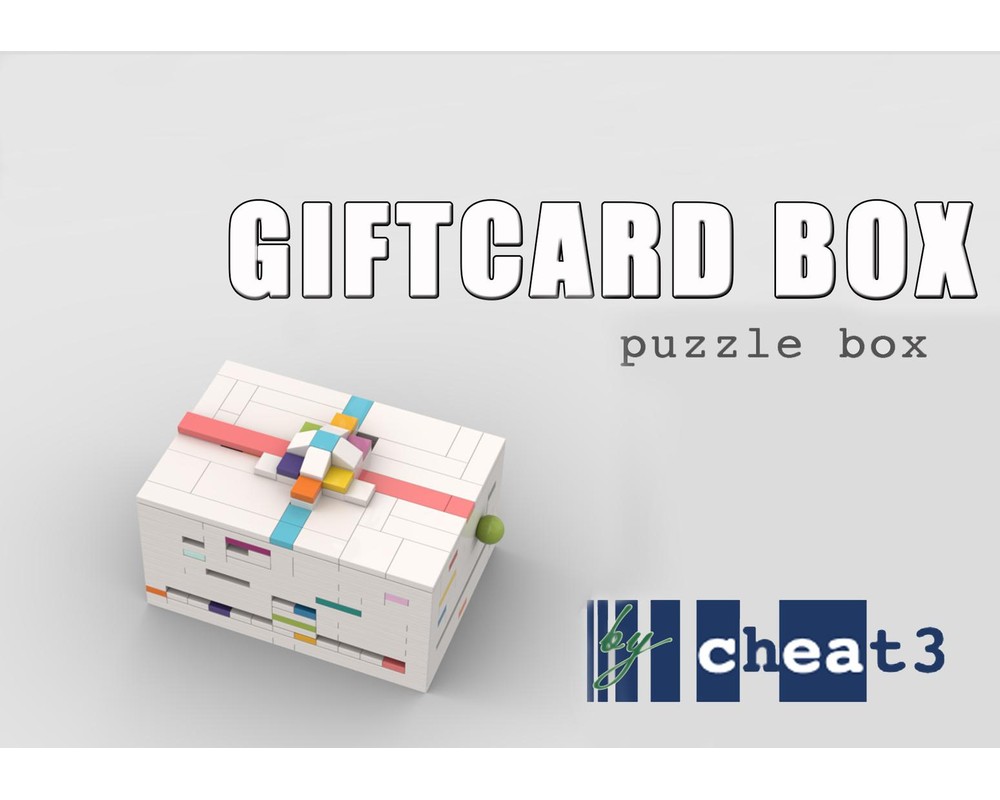 LEGO MOC Giftcard Box (a level 8 puzzle box) by cheat3 puzzles ...