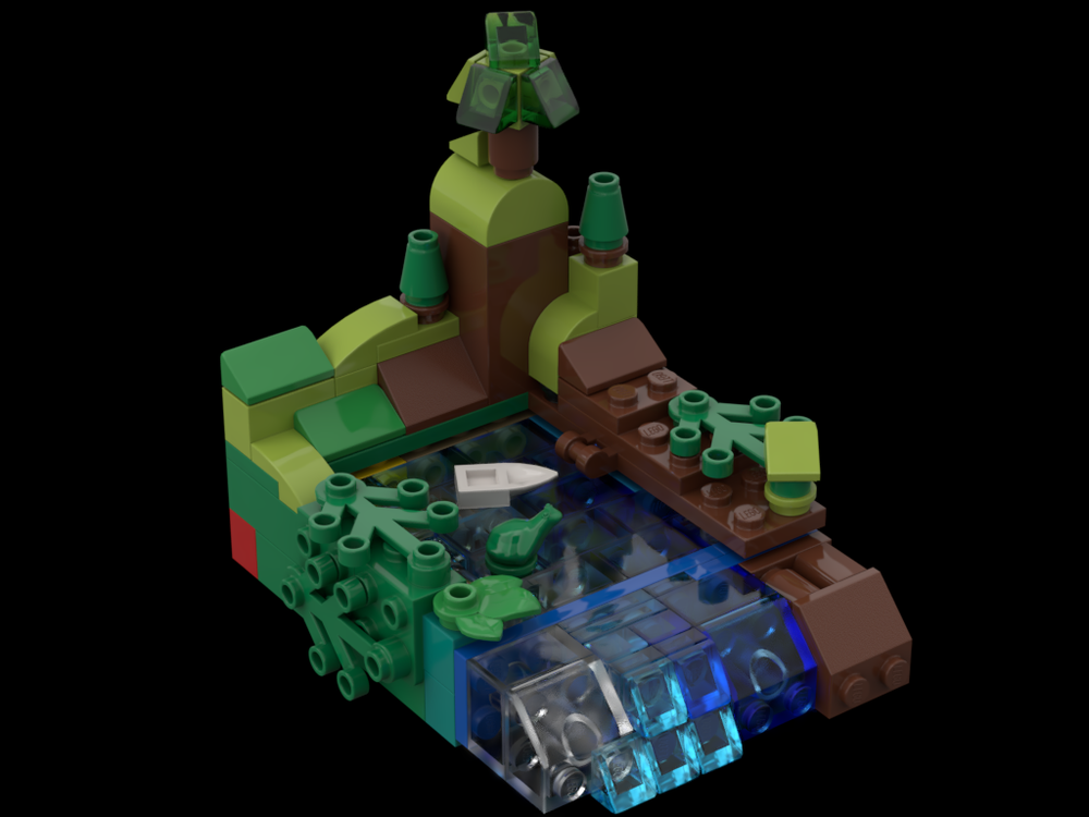 LEGO MOC Modified Landscape by Amused_Moose | Rebrickable - Build with LEGO