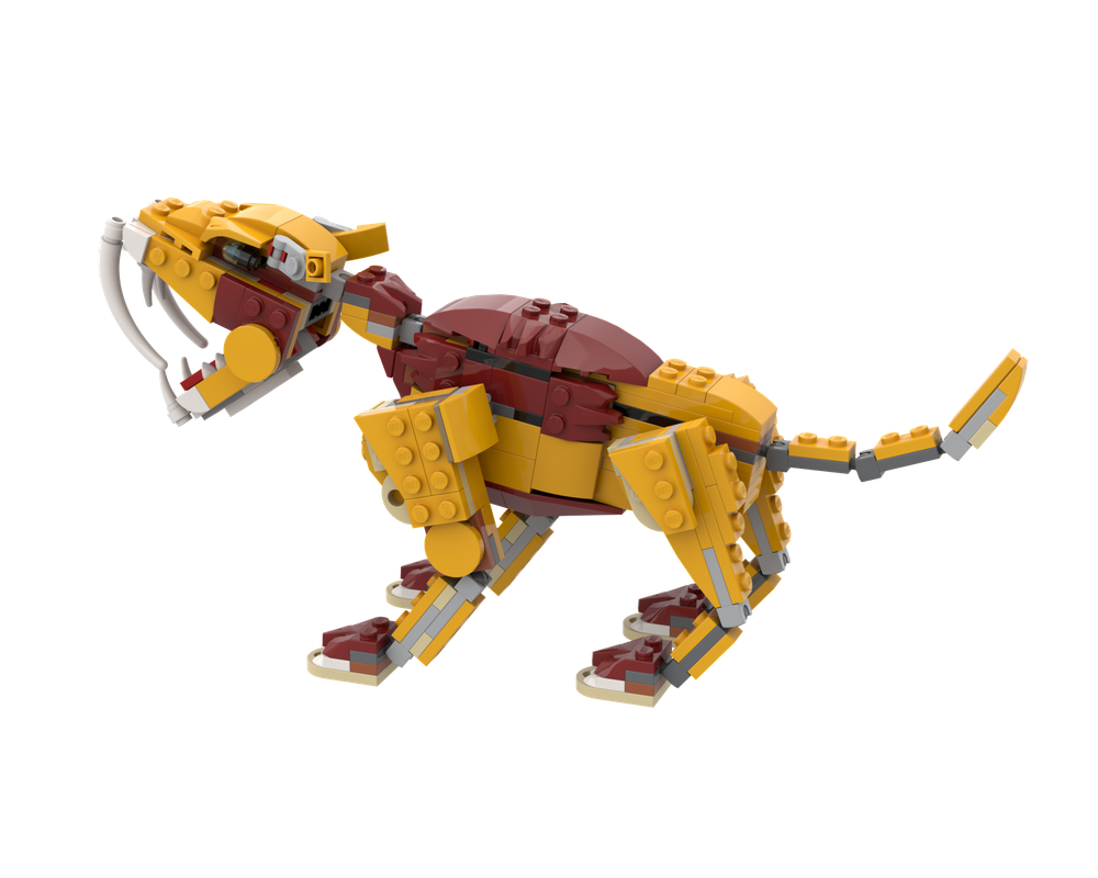 LEGO MOC Saber Tooth Tiger 31112 2 to 1 by bricksmartworkshop ...