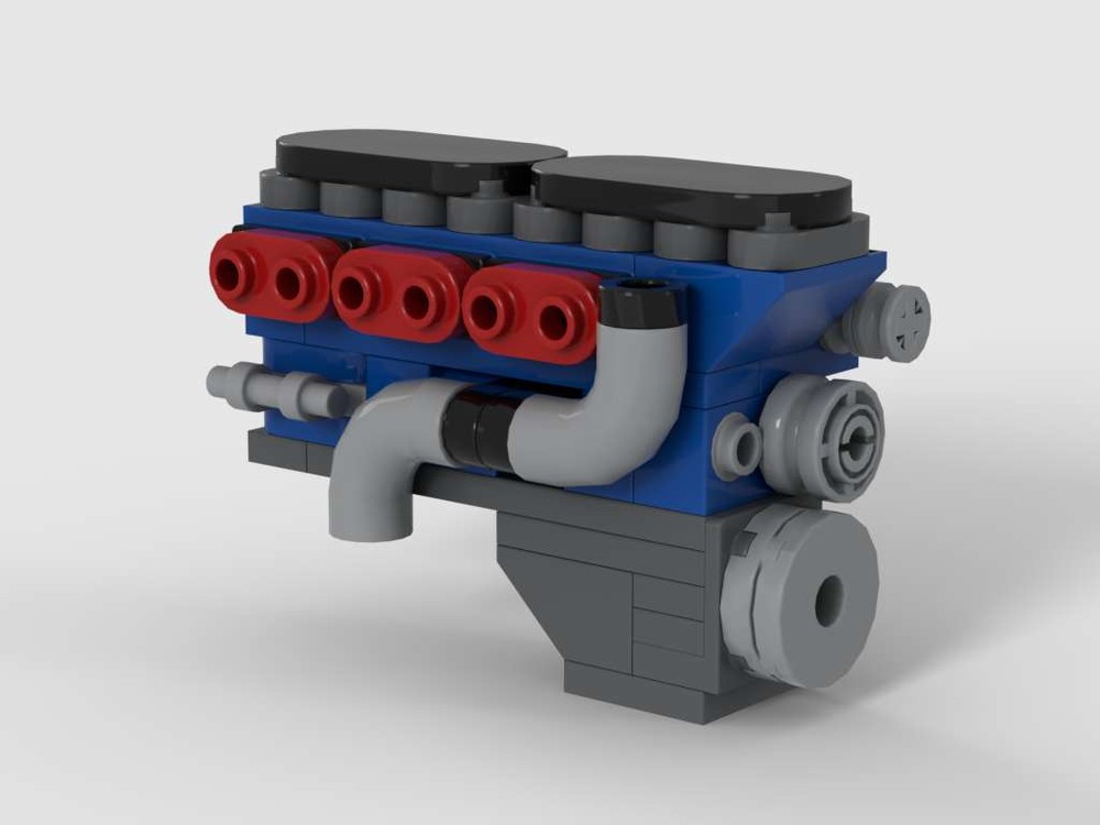 LEGO MOC Inline 6 Turbo Diesel Engine by rayb | Rebrickable - Build ...