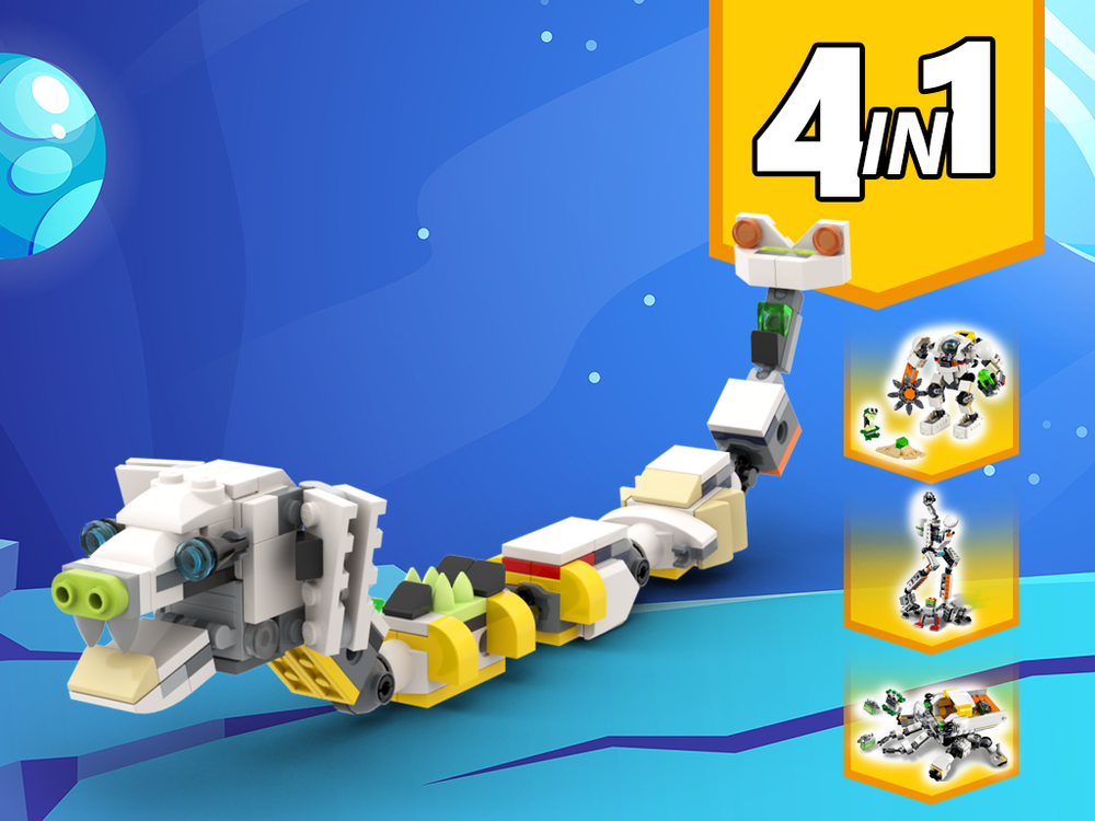 LEGO MOC 31115 Snake Alternative Build by gabizon | Rebrickable - Build ...