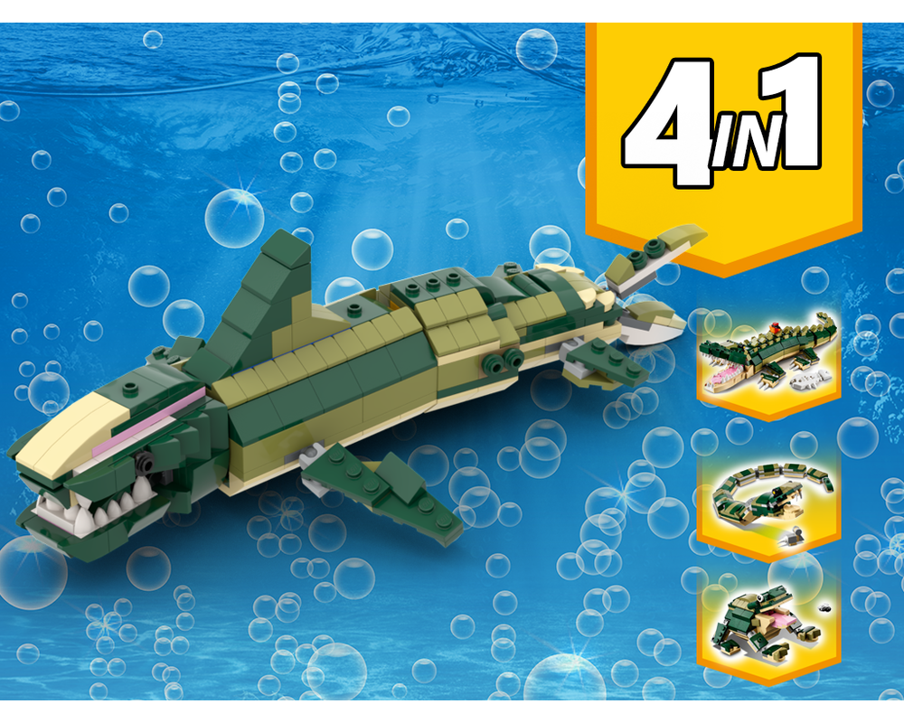 LEGO MOC 31121 Shark Alternative Build by gabizon | Rebrickable - Build ...