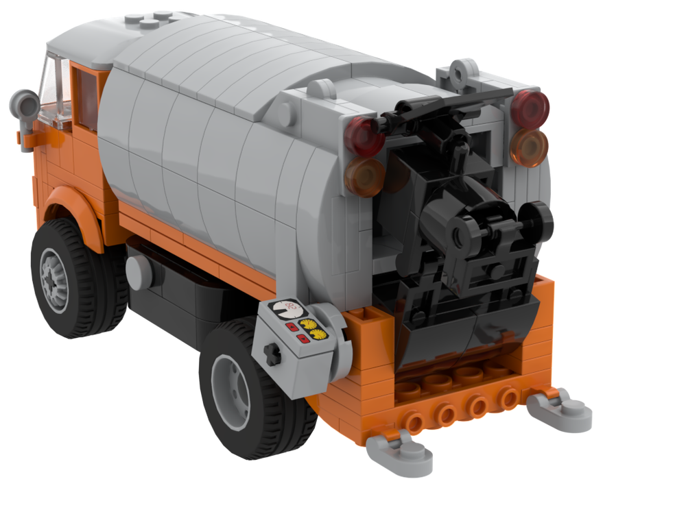 LEGO MOC Old German Garbage truck Playable 1.3 by Kupfer | Rebrickable ...
