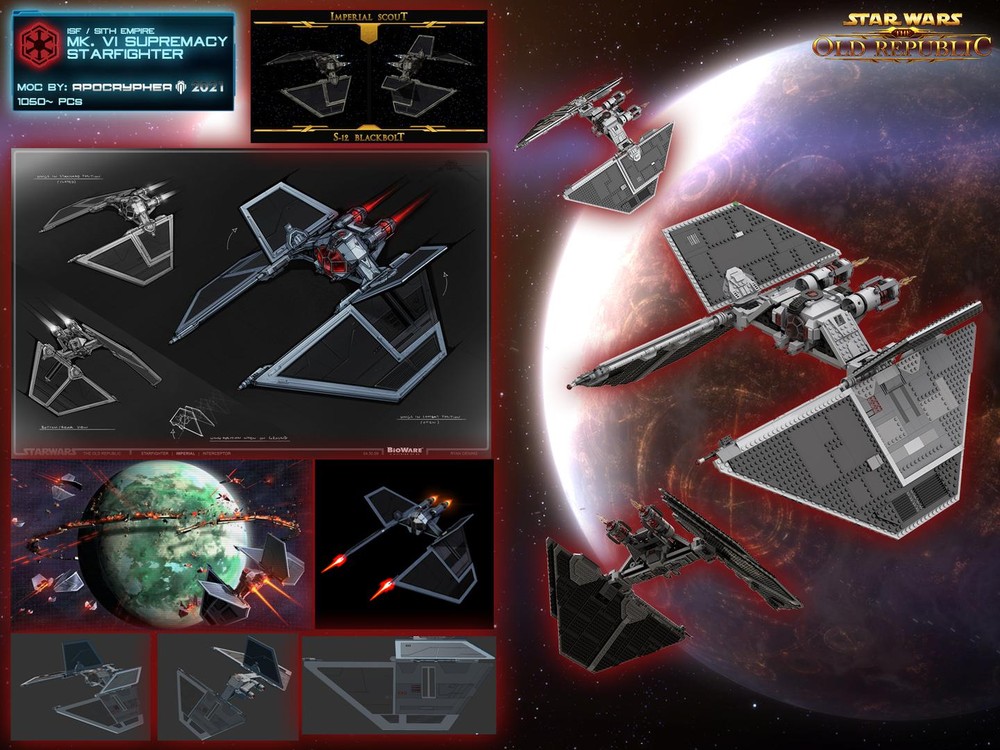 LEGO MOC Old Republic Sith Supremacy-Class Starfighter by apocryphea ...