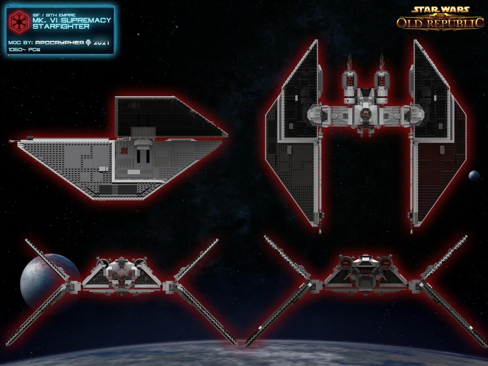 LEGO MOC Old Republic Sith Supremacy-Class Starfighter by apocryphea ...