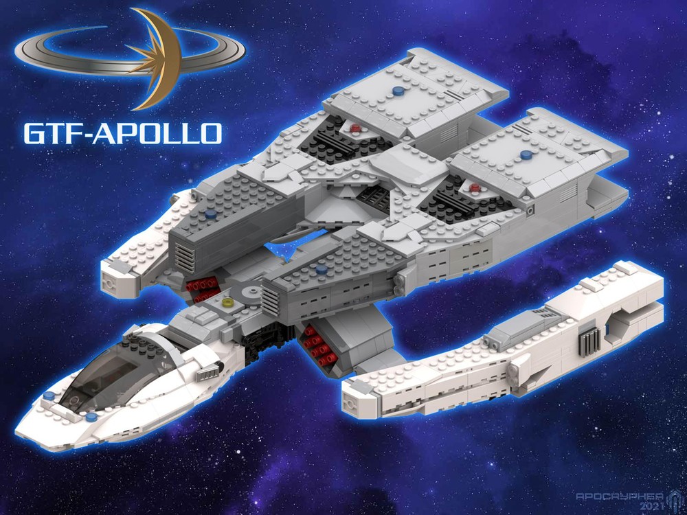Lego Moc Gtf Apollo Space Superiority Fighter Descent Freespace By