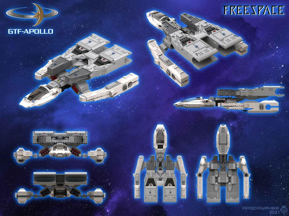 LEGO MOC GTF-Apollo Space Superiority Fighter (Descent: Freespace) by ...