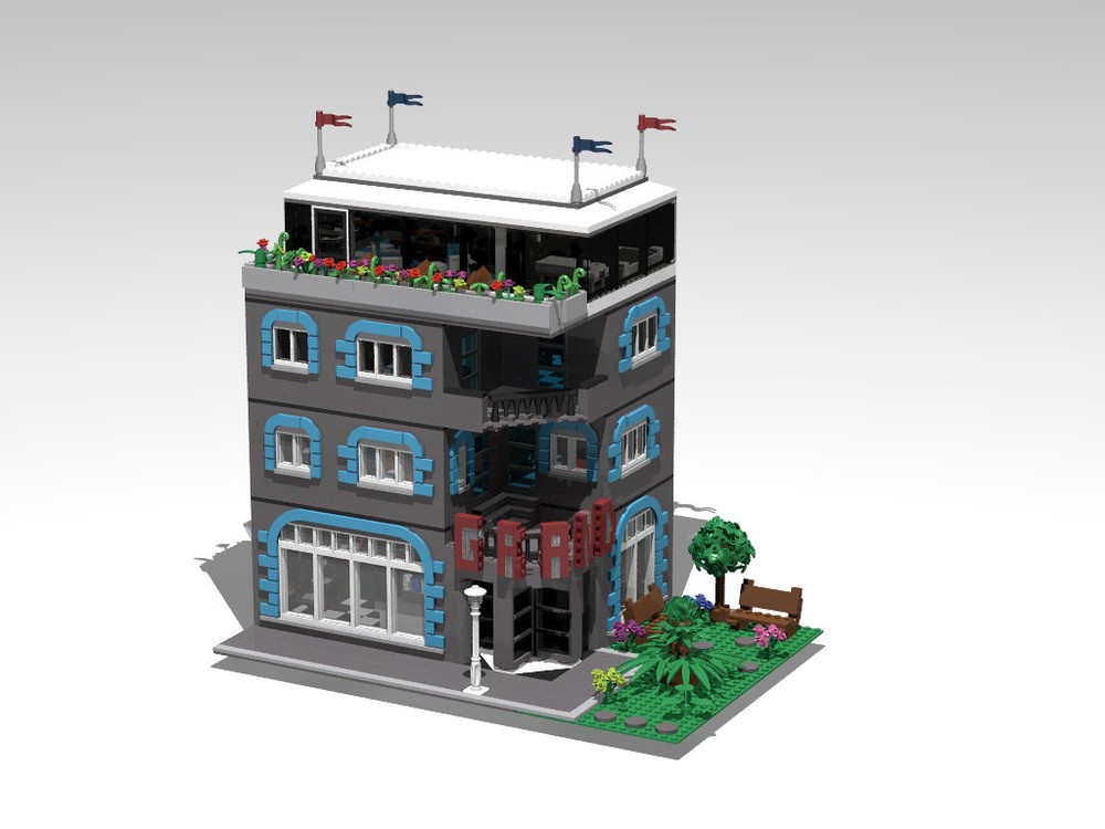 LEGO MOC Hotel and Spa Modular by Ruhrpott Markus | Rebrickable - Build ...