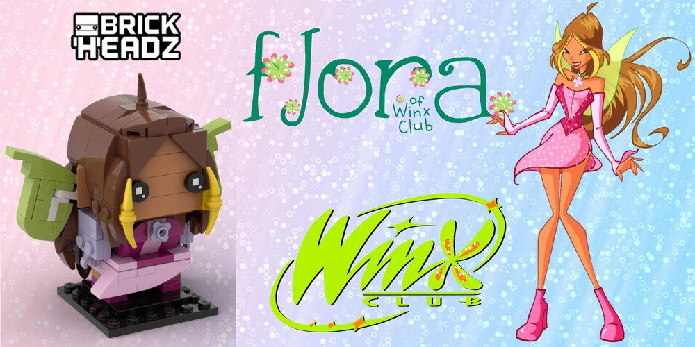 LEGO MOC Flora Winx Club by GnammyH | Rebrickable - Build with LEGO