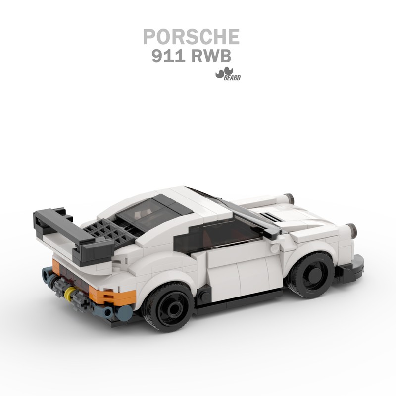 LEGO MOC porsche 911 rwb 8-wide by beardLB | Rebrickable - Build with LEGO