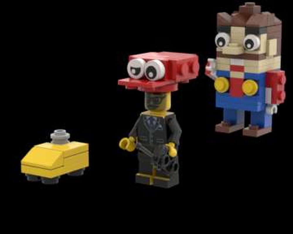 LEGO MOC RC Car & Driver, Mario & Cappy by MixelMaker | Rebrickable ...