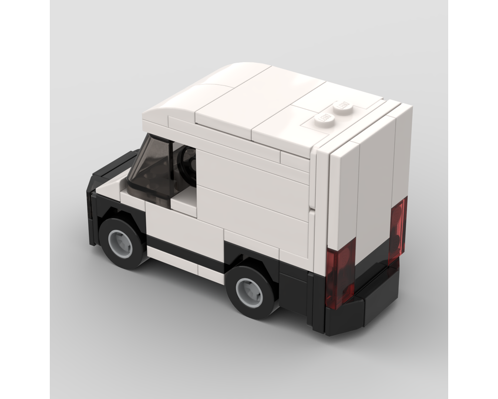 LEGO MOC Mini White Van by BlockMOCs | Rebrickable - Build with LEGO