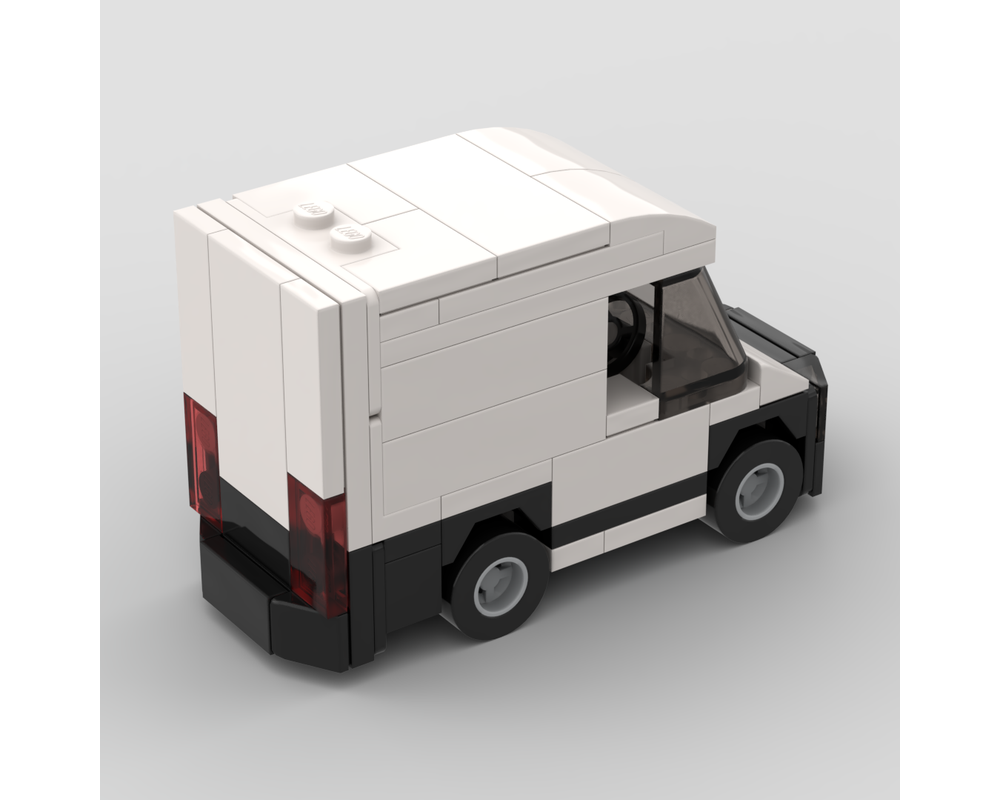 LEGO MOC Mini White Van by BlockMOCs | Rebrickable - Build with LEGO