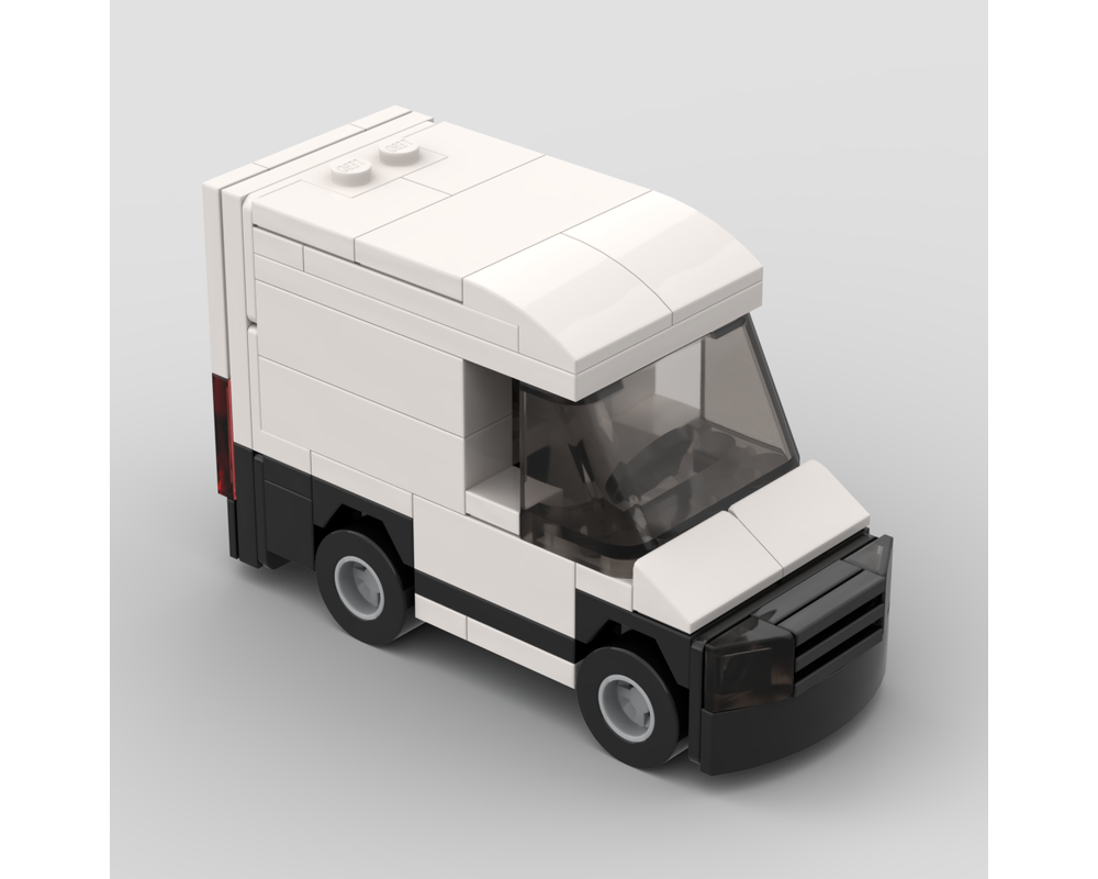 LEGO MOC Mini White Van by BlockMOCs | Rebrickable - Build with LEGO