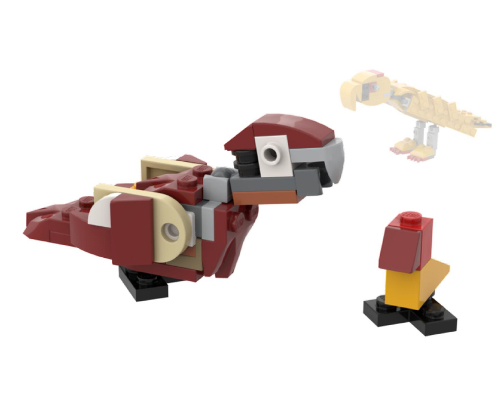 LEGO MOC 31112 - Parrot Family by Seabie | Rebrickable - Build with LEGO