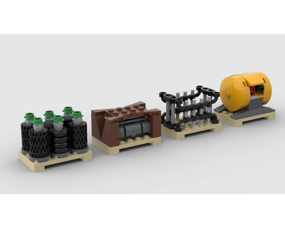 LEGO MOC Palets with freight (4x6) by LeFisch | Rebrickable - Build ...