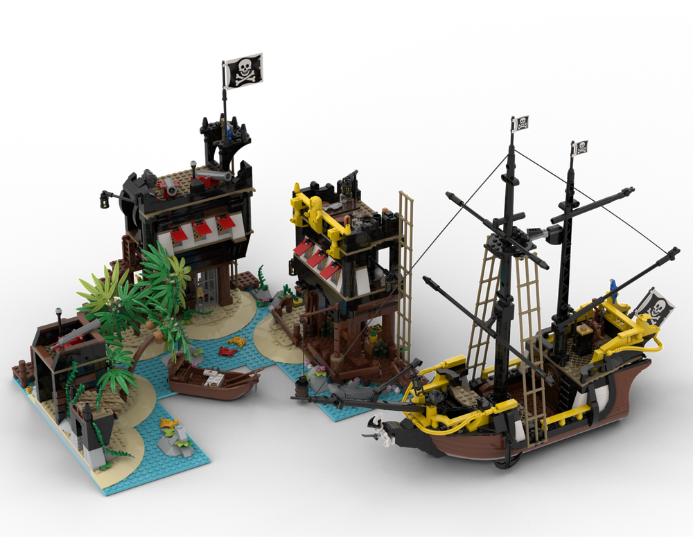LEGO MOC Buccaneer Cove by Gr33tje13 | Rebrickable - Build with LEGO