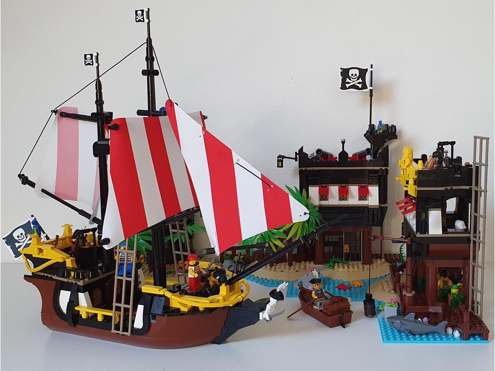 LEGO MOC Buccaneer Cove by Gr33tje13 | Rebrickable - Build with LEGO
