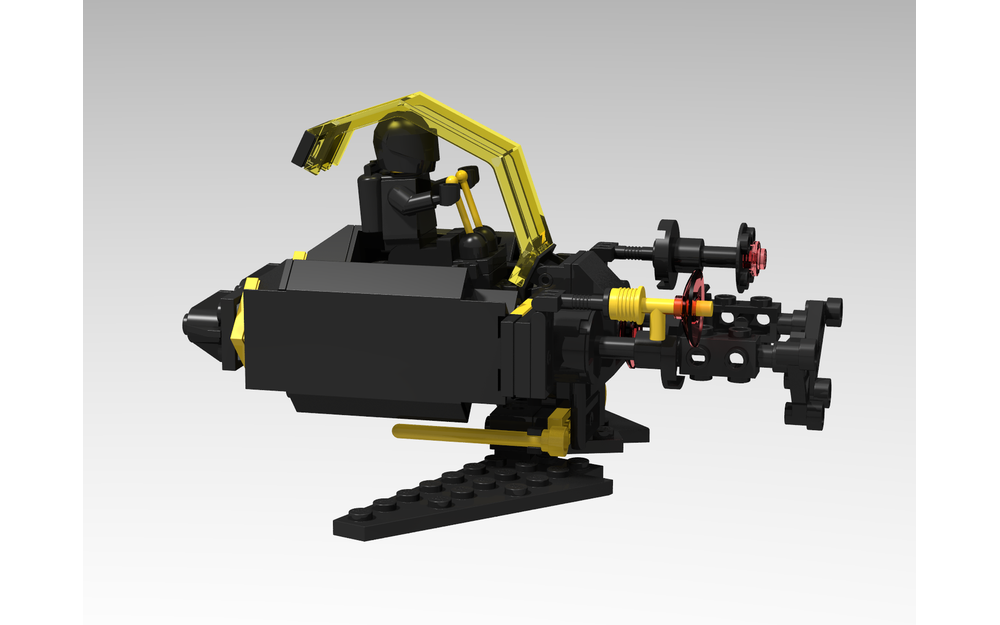 LEGO MOC 6876 Blacktron Flying Mech by silenfu | Rebrickable - Build ...