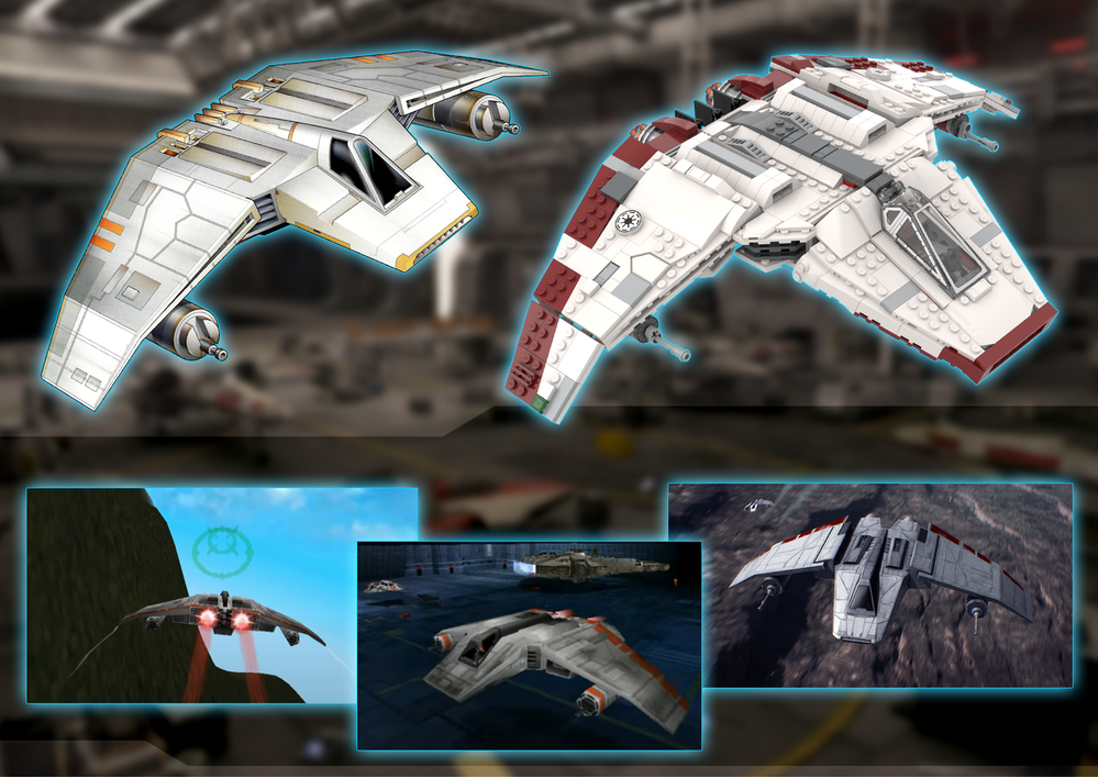 LEGO MOC V-Wing Airspeeder (SW Legends/Rogue Squadron) by apocryphea ...