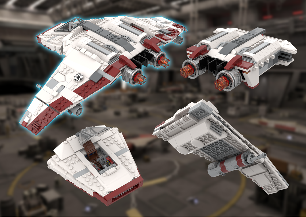 LEGO MOC V-Wing Airspeeder (SW Legends/Rogue Squadron) by apocryphea ...