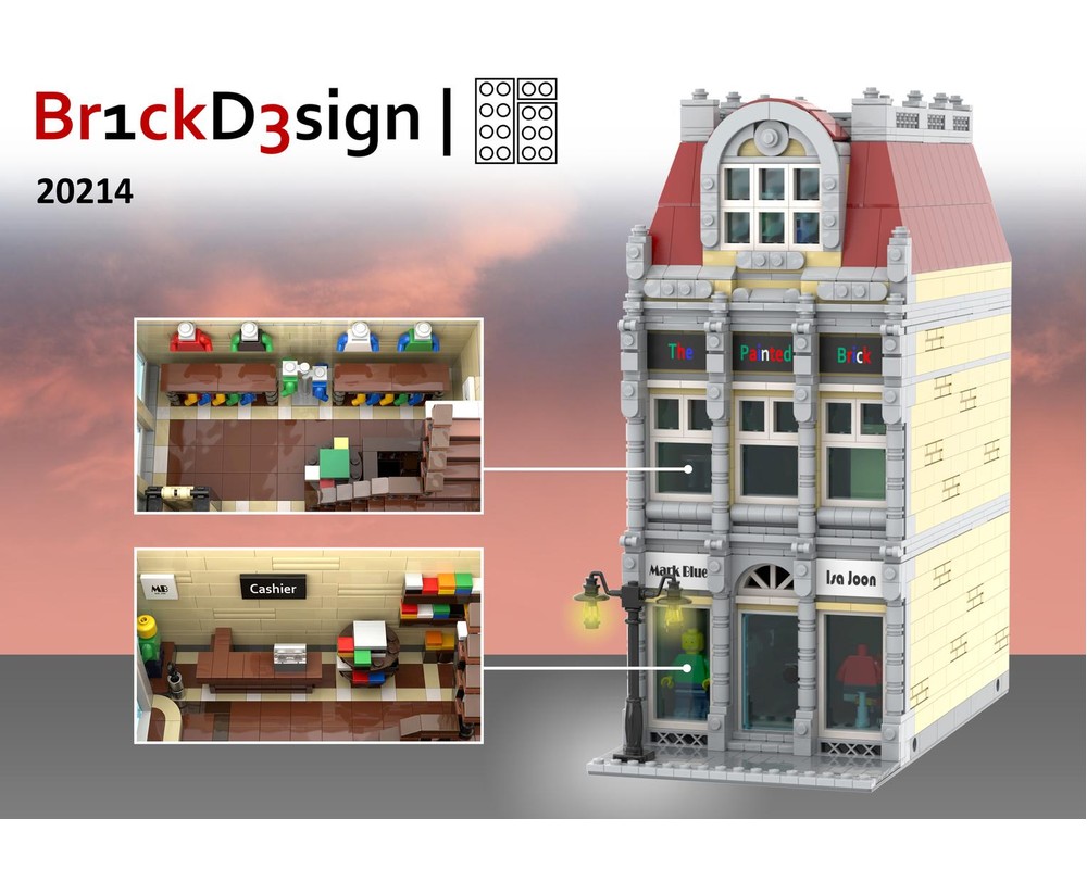 LEGO MOC The Painted Brick by Br1ckD3sign | Rebrickable - Build with LEGO