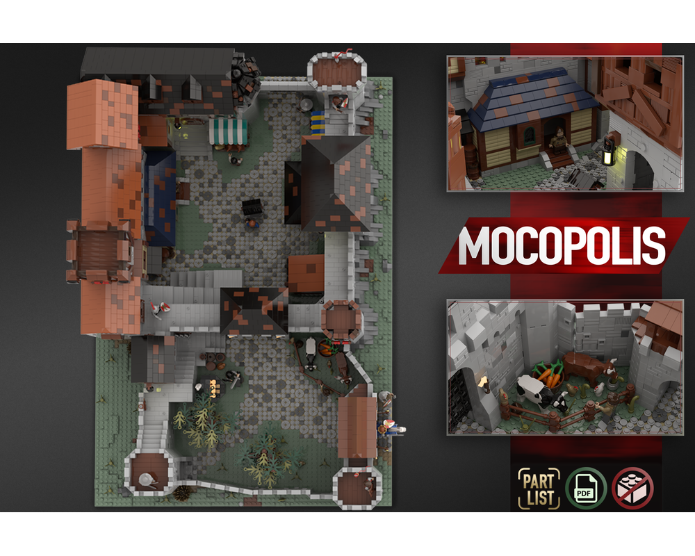 LEGO MOC Medieval Royal Castle by MOCOPOLIS | Rebrickable - Build with LEGO