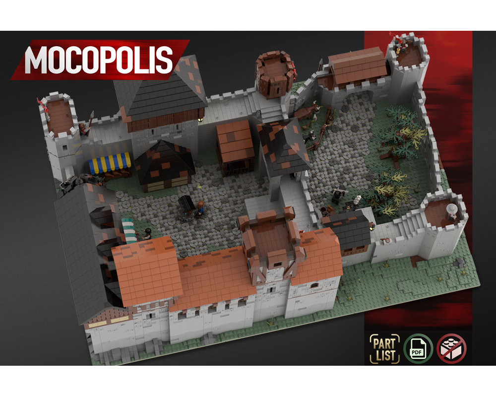 LEGO MOC Medieval Royal Castle by MOCOPOLIS | Rebrickable - Build with LEGO