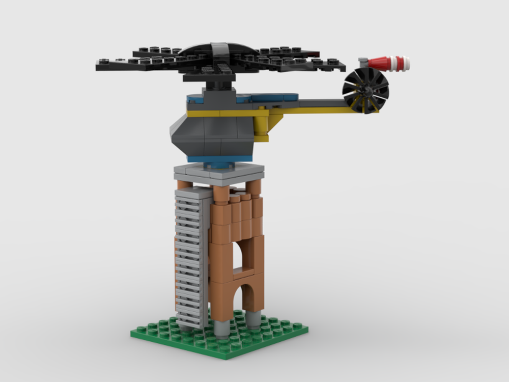 LEGO MOC Windmill by MuGo_Gonzalez | Rebrickable - Build with LEGO