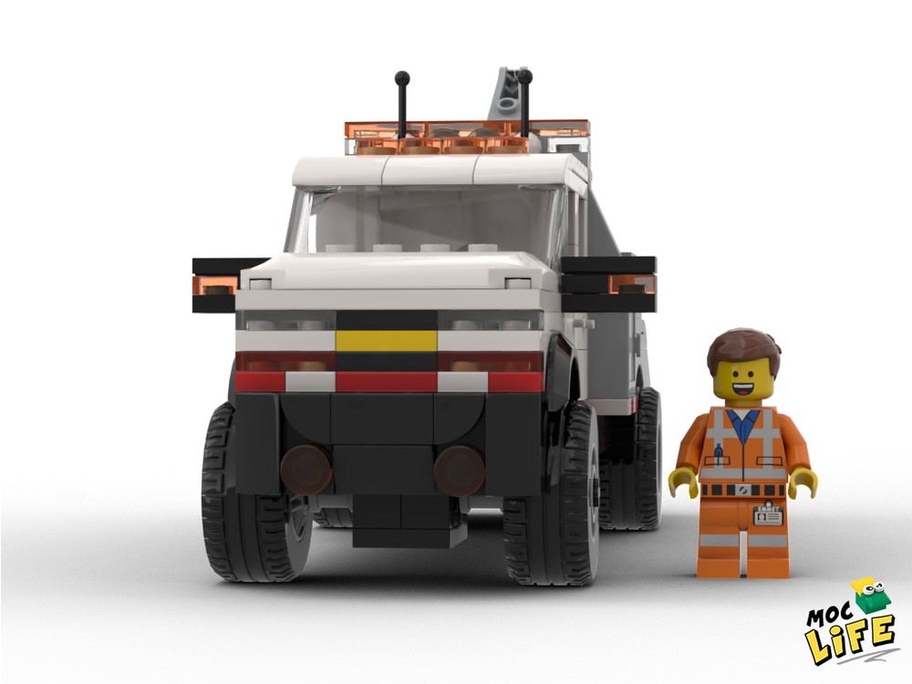 LEGO MOC Chevrolet Silverado 3500 quad cab dually towing by MocLife ...