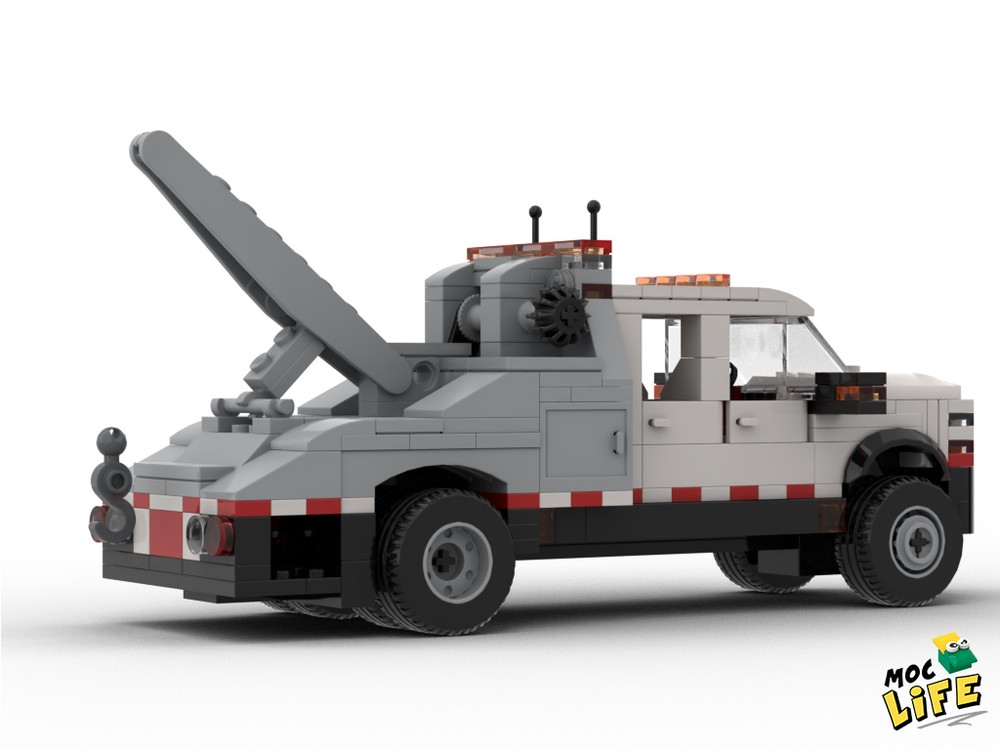 LEGO MOC Chevrolet Silverado 3500 quad cab dually towing by MocLife ...