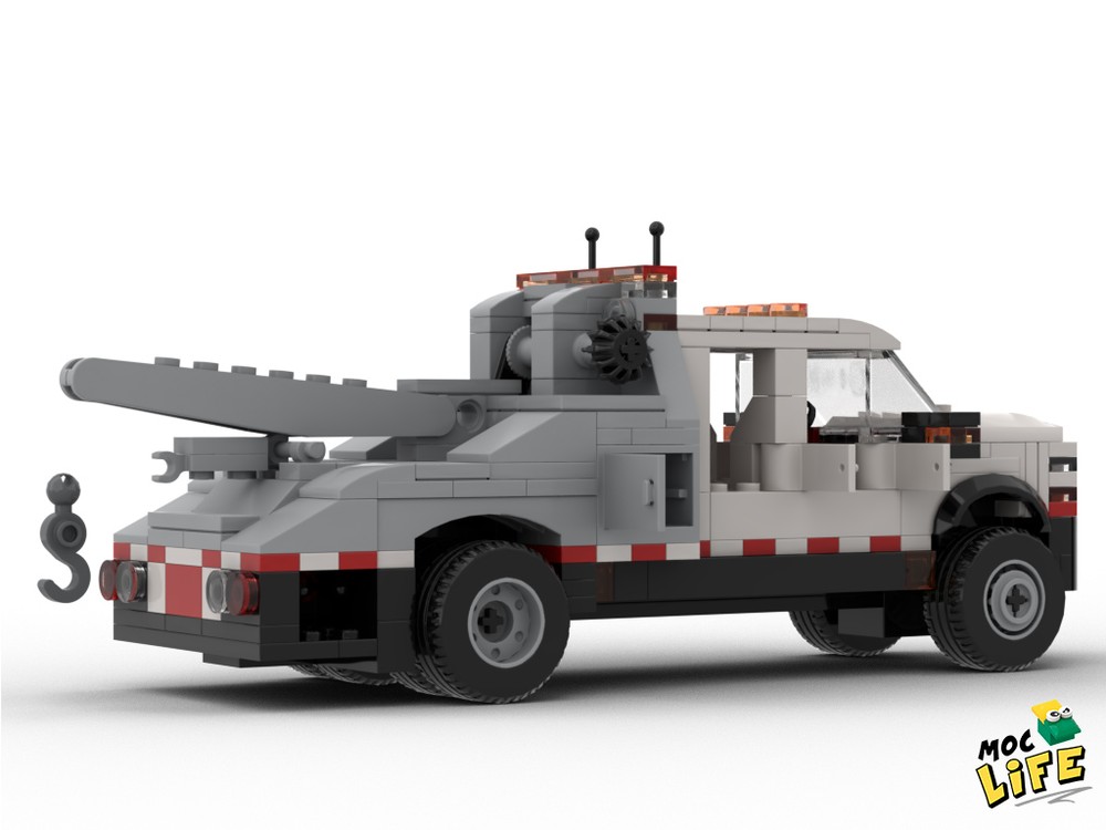 LEGO MOC Chevrolet Silverado 3500 quad cab dually towing by MocLife ...