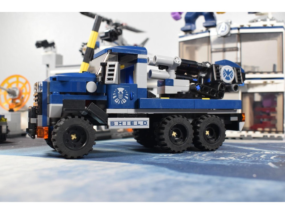 LEGO MOC Shield Triple Cannon by Tj_the_Brickwright | Rebrickable ...