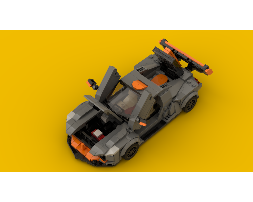 LEGO MOC 10 stud wide supercar by Mobilox Studios | Rebrickable - Build ...