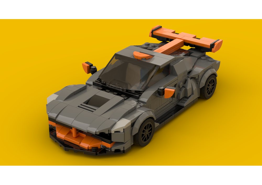 LEGO MOC-77501 10 stud wide supercar by Mobilox | Rebrickable - Build ...