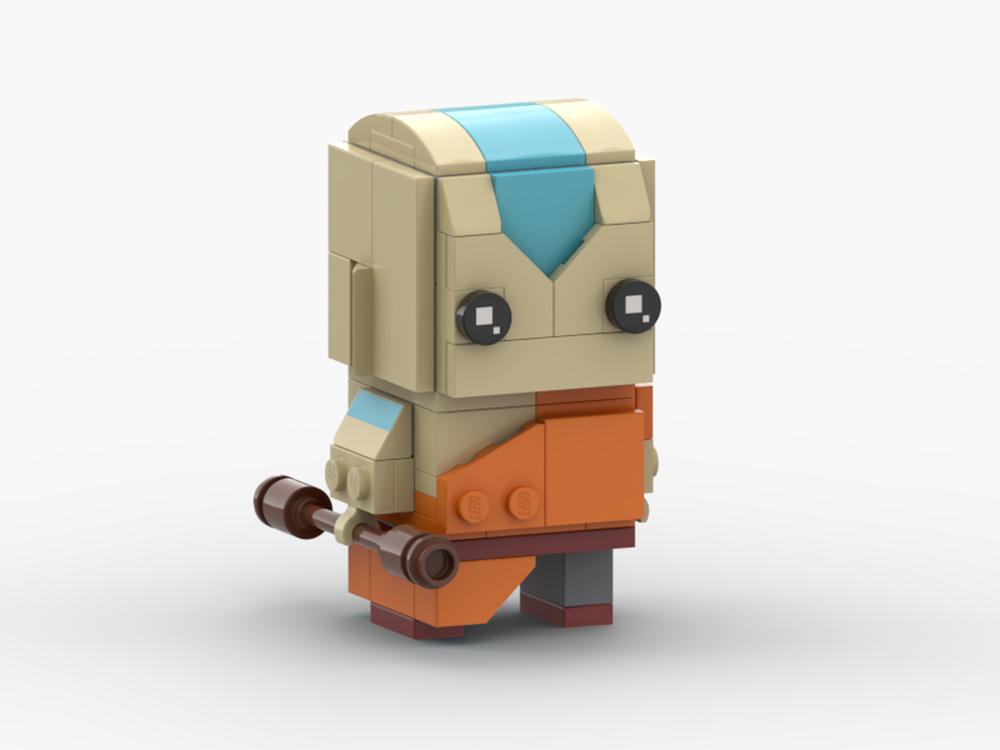 LEGO MOC Aang brickheadz by Kue7heh | Rebrickable - Build with LEGO