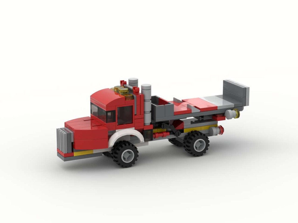 LEGO MOC 31005 Flatbed Truck by aaggttvv | Rebrickable - Build with LEGO