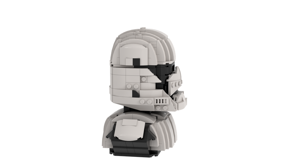 LEGO MOC First Order Stormtrooper Bust by hrodas | Rebrickable - Build ...