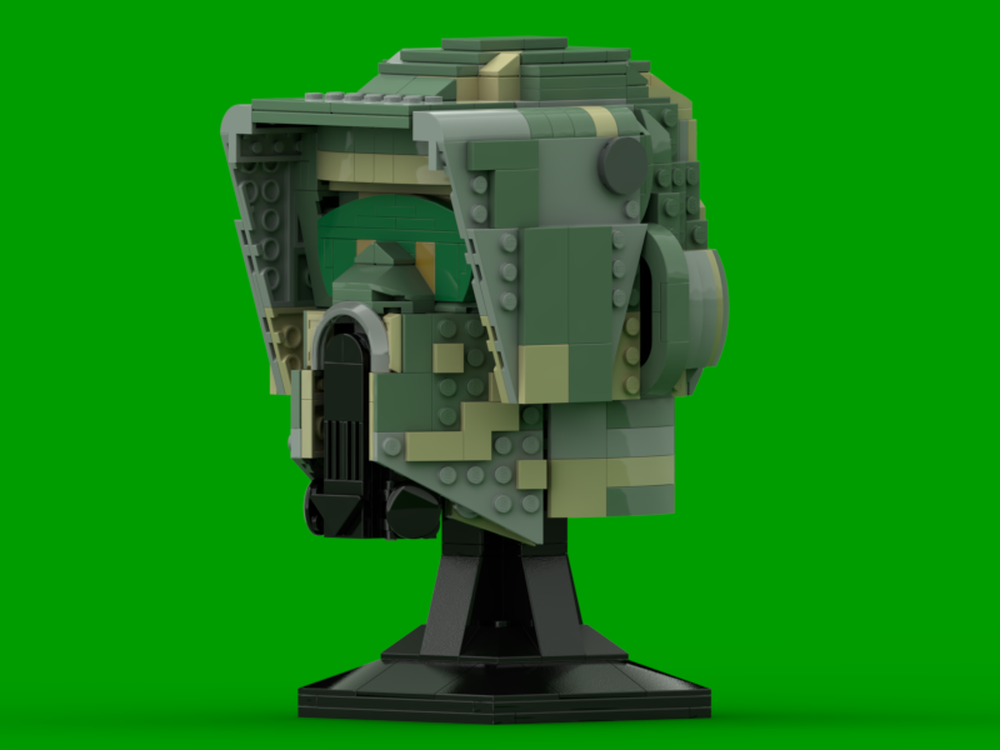 LEGO MOC 41st Legion Scout Trooper Bust by wyattjjbricks | Rebrickable ...