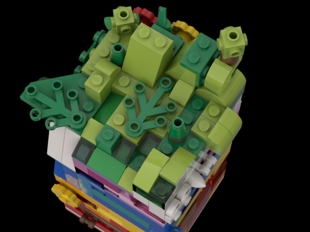 LEGO MOC Rainbow Tower by Amused_Moose | Rebrickable - Build with LEGO